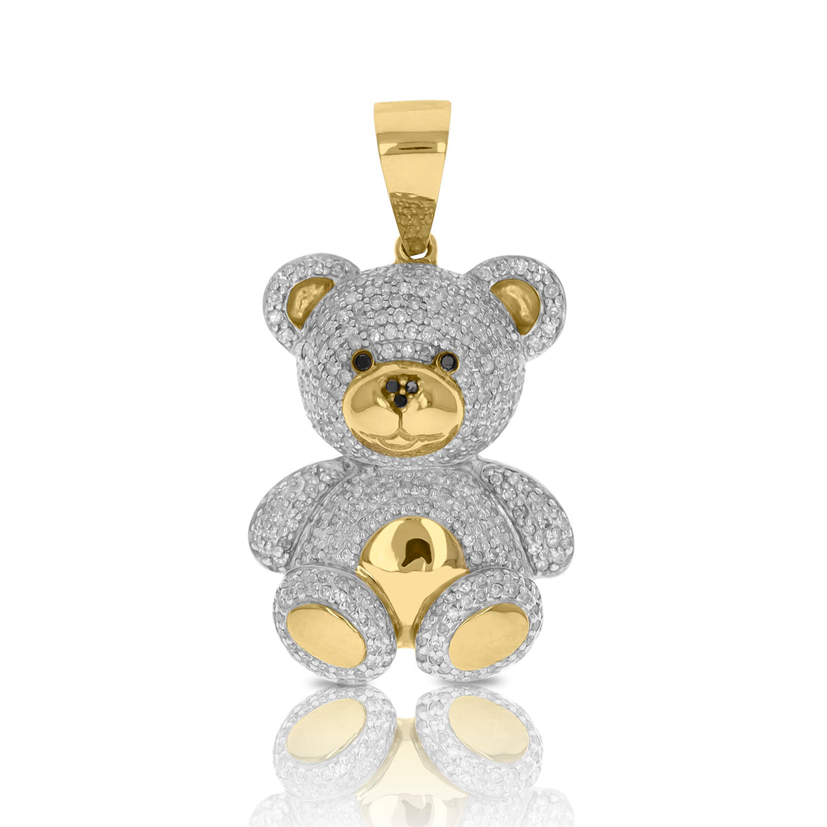TEDDY BEAR PENDANT - GET ADORABLE DIAMOND - Ethan Jordan Jewelers